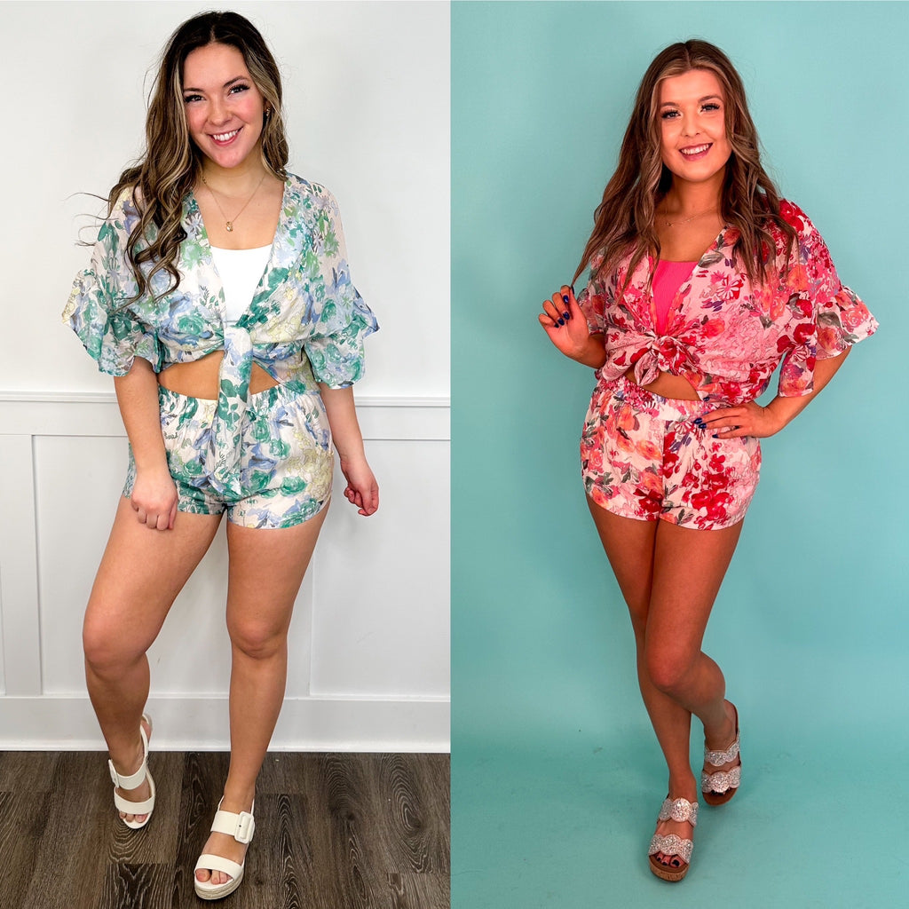 All Day By the Pool Rayon Blend High Rise Avery Mae Shorts Set - 2 col – Avery Mae Boutique