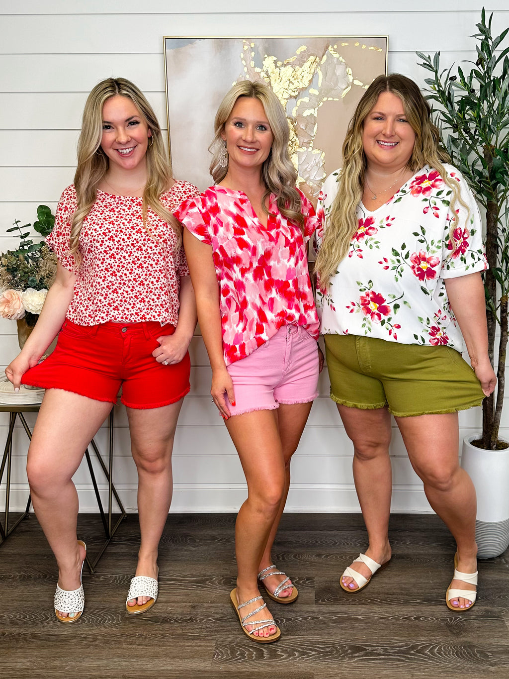 Judy Blue Shay Mid Rise Fray Hem Shorts - 4 colors! – Avery Mae Boutique