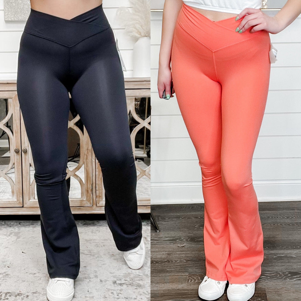 Mono B All Along Mid Rise Yoga Pants - 2 colors! – Avery Mae Boutique