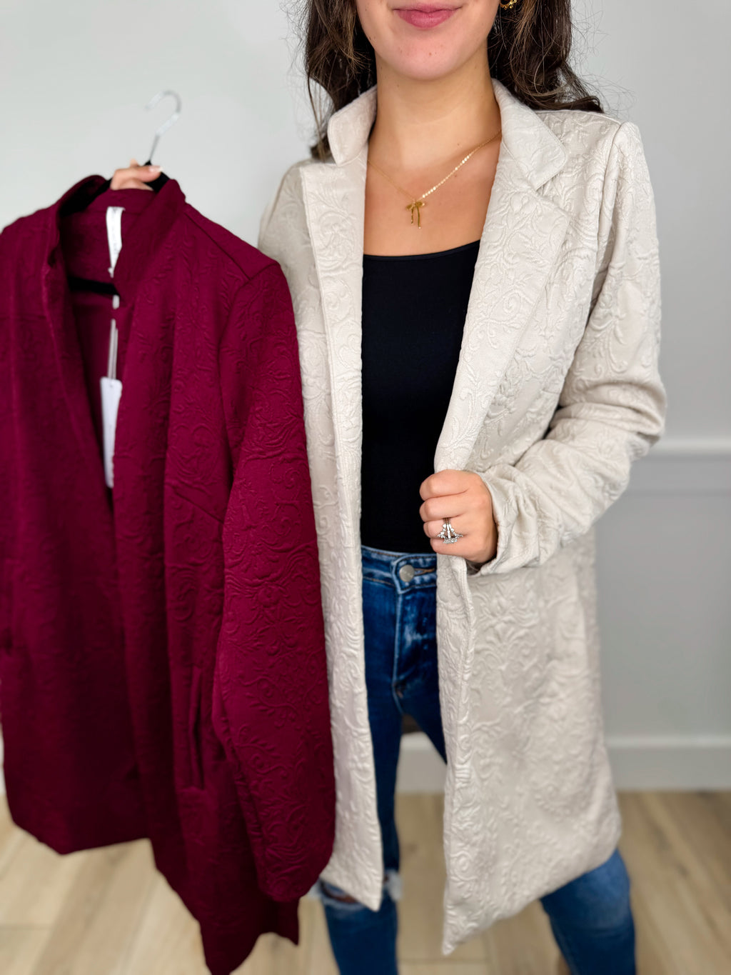 Dear Scarlett All That Happens Knit Blazer - 2 colors! – Avery Mae Boutique