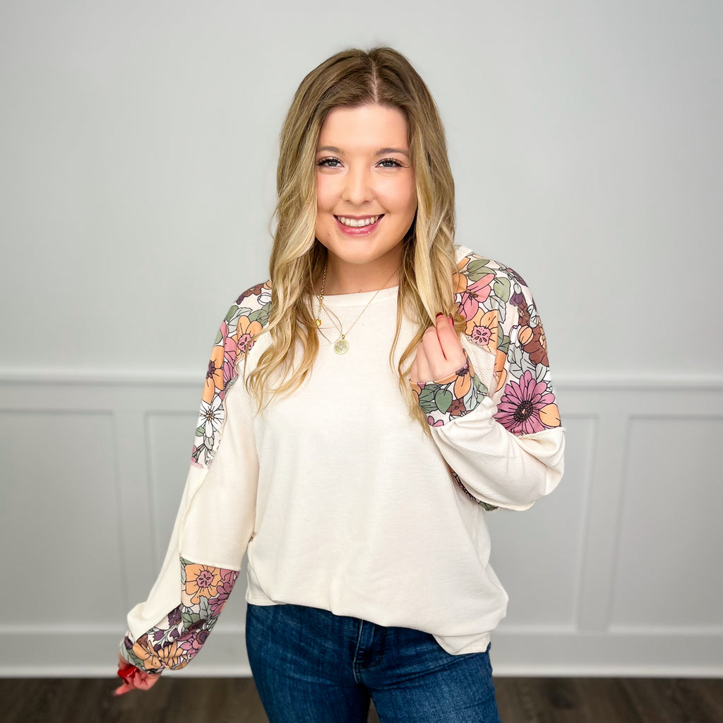 Big Dreams Long Sleeve Cream Avery Mae Top – Avery Mae Boutique