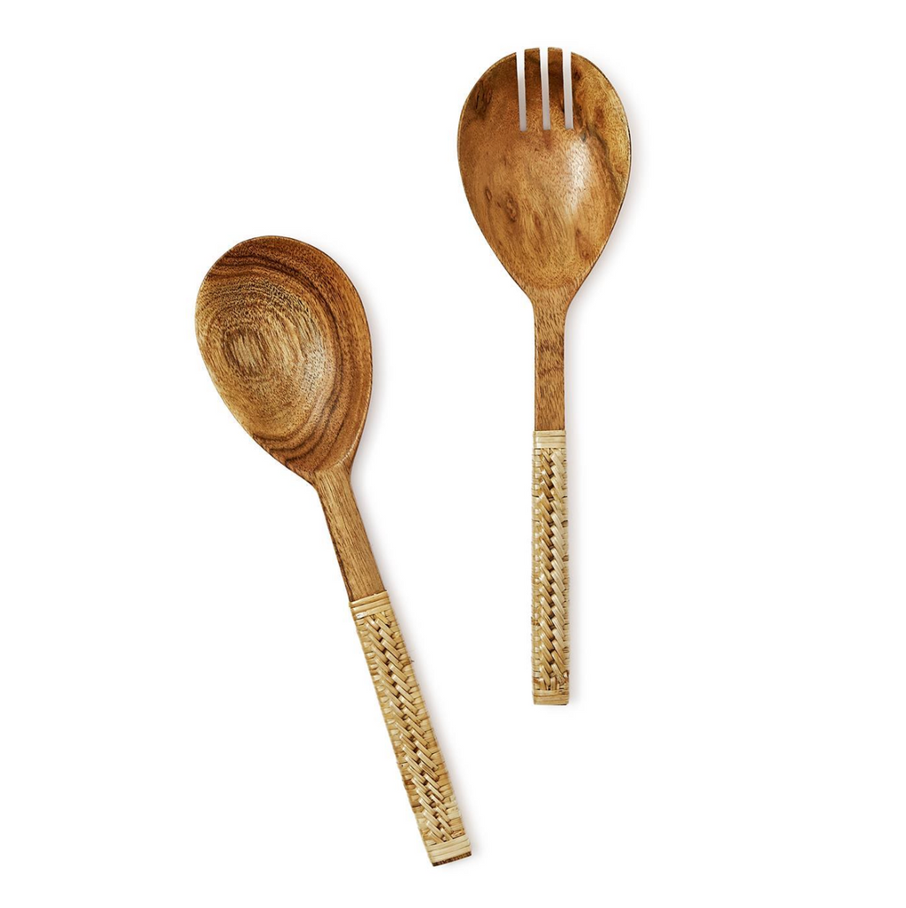 Toss it Up Acacia Wood Salad Tosser Utensil Set – Avery Mae Boutique